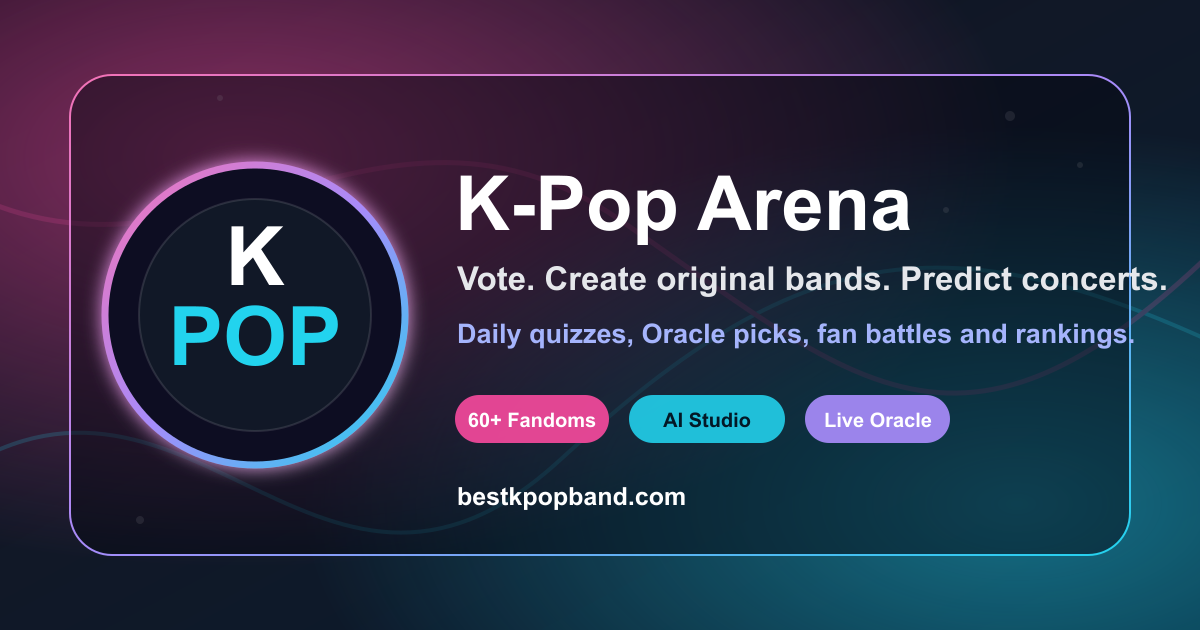 K-Pop Arena - Vote, Quiz & Discuss K-Pop | #1 Fan Community